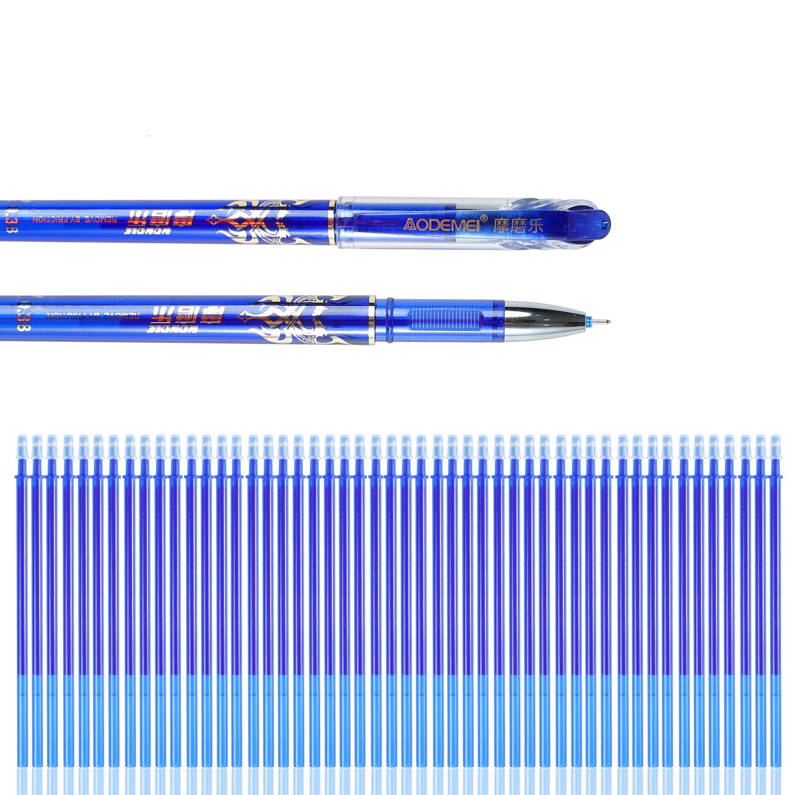 Penna ad inchiostro cancellabile e ricaricabile - Confezione da 50 ...